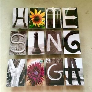 Wall Decor | Personalized Family Signs Abc Alphabet Photo Llc | Poshmark
